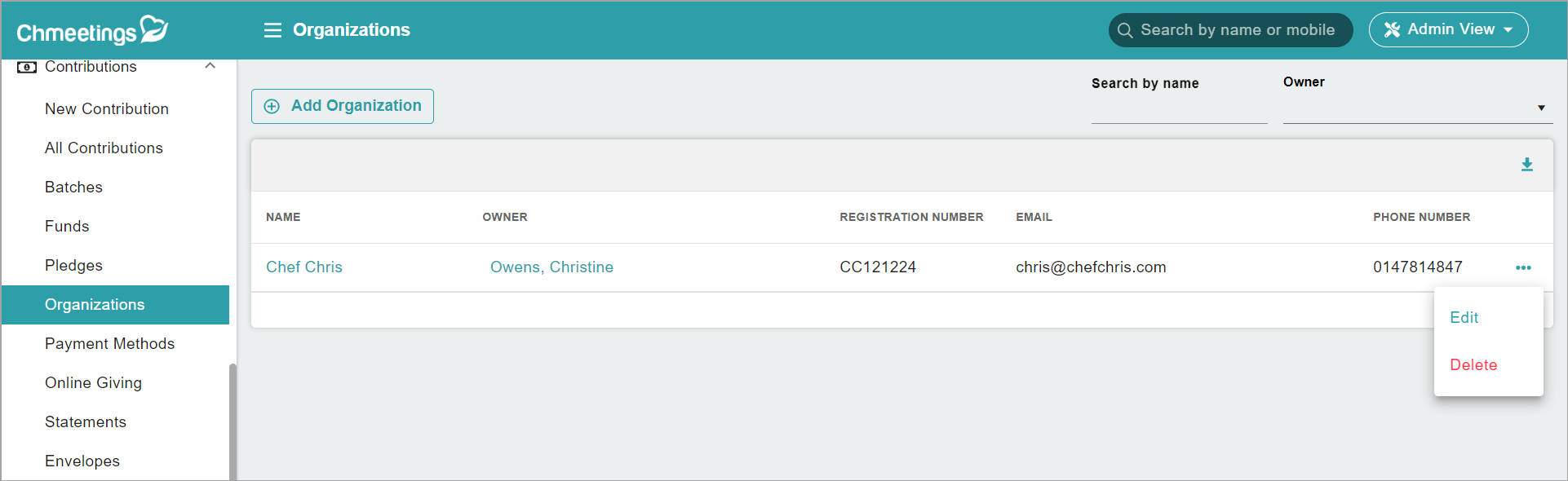 Managing Contributions from Organizations – Chmeetings Managing Contributions from Organizations – Chmeetings